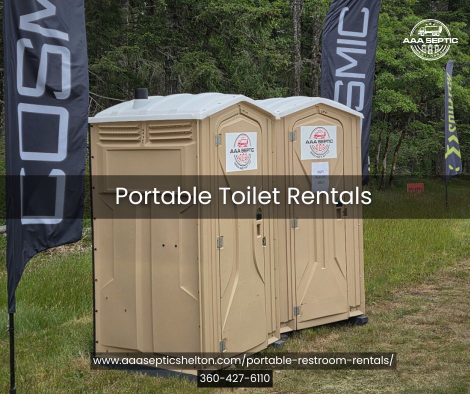 Porta Potty Rentals for Events & Construction | AAA Septic, Shelton